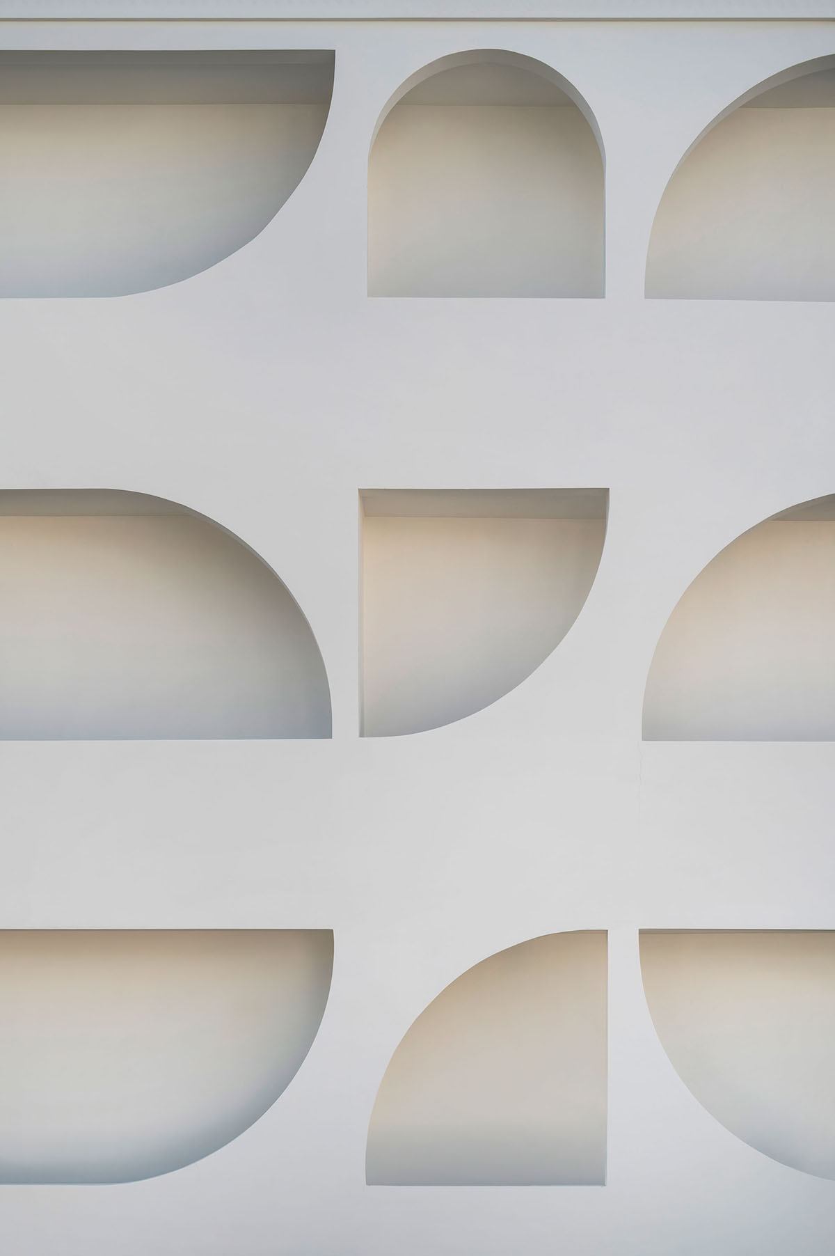 GS Design carves out this hotel with arch-shape frames like a ...