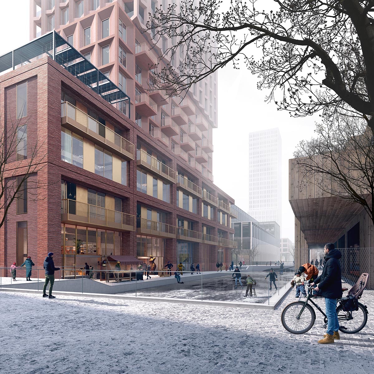 Barcode Architects and krft reveal design for PATCHWORK, a mixed-use ...