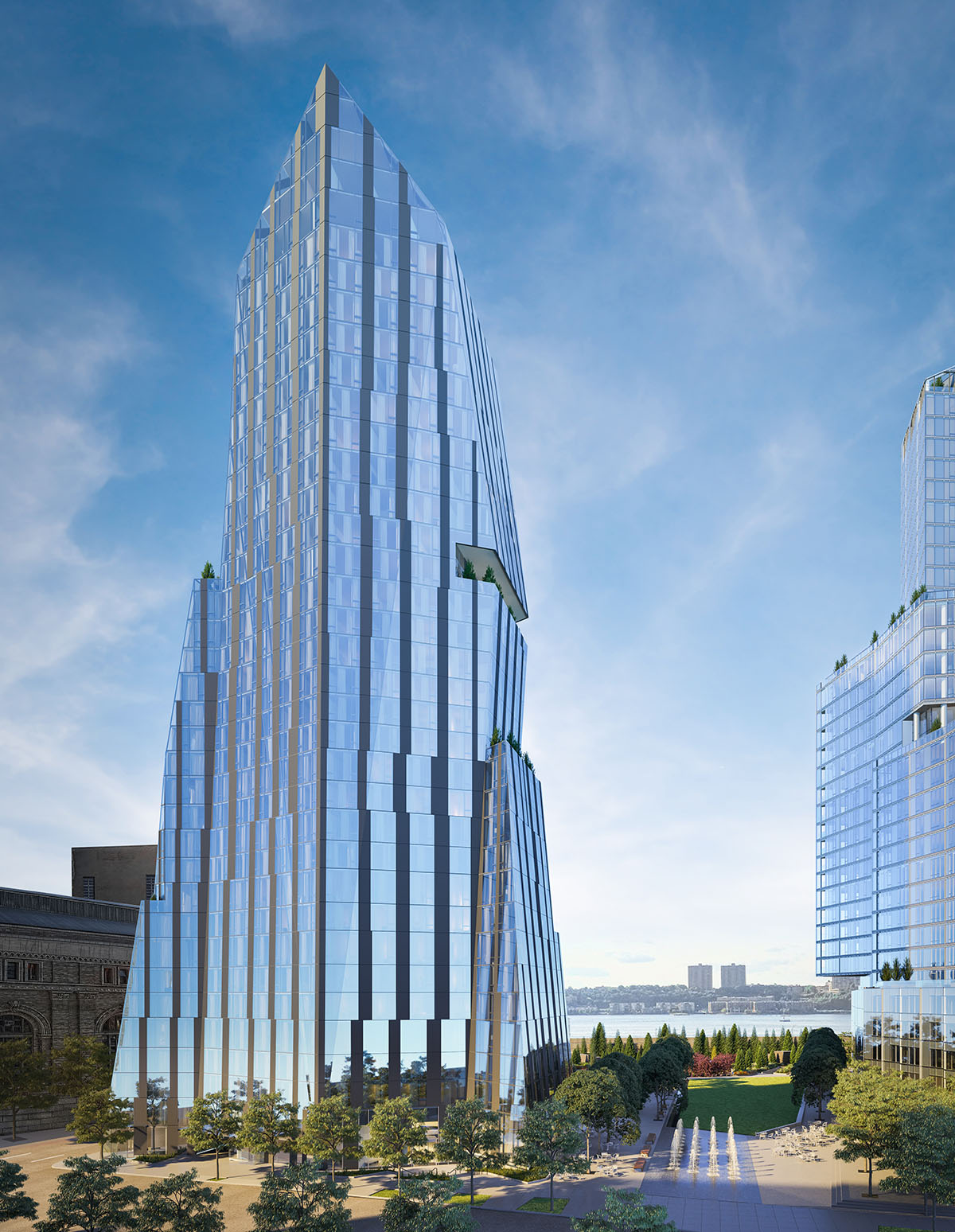 Waterline Square development by Rafael Viñoly, Richard Meier and KPF ...