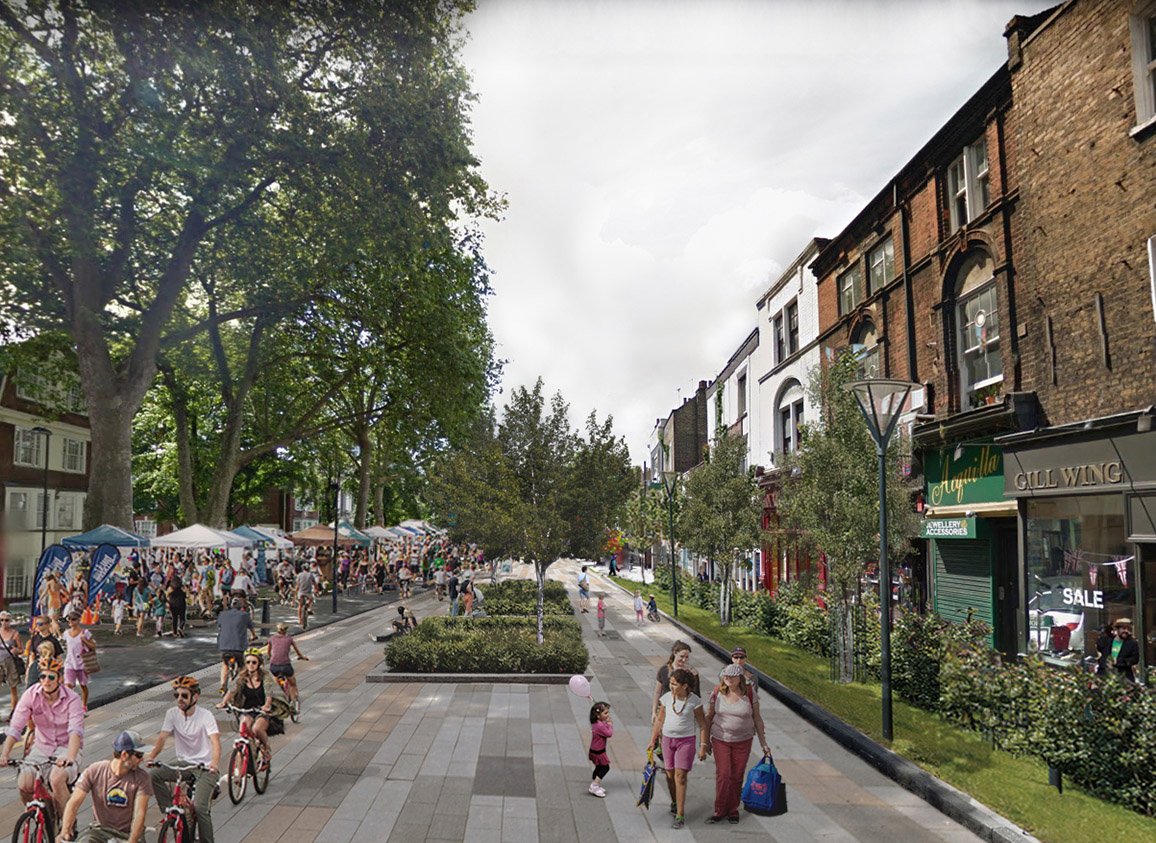 Zaha Hadid Architects proposes full-scale pedestrianised network for London