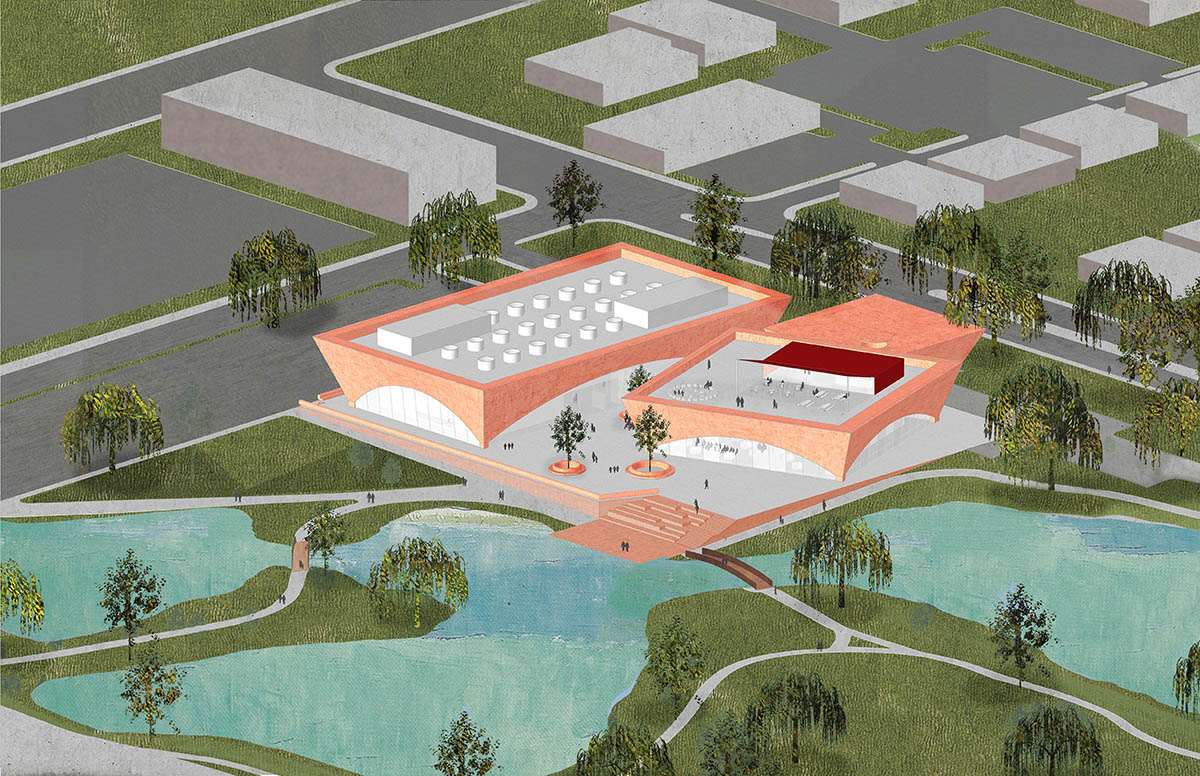 David Adjaye's new reddish Library and Events Center gets planning ...