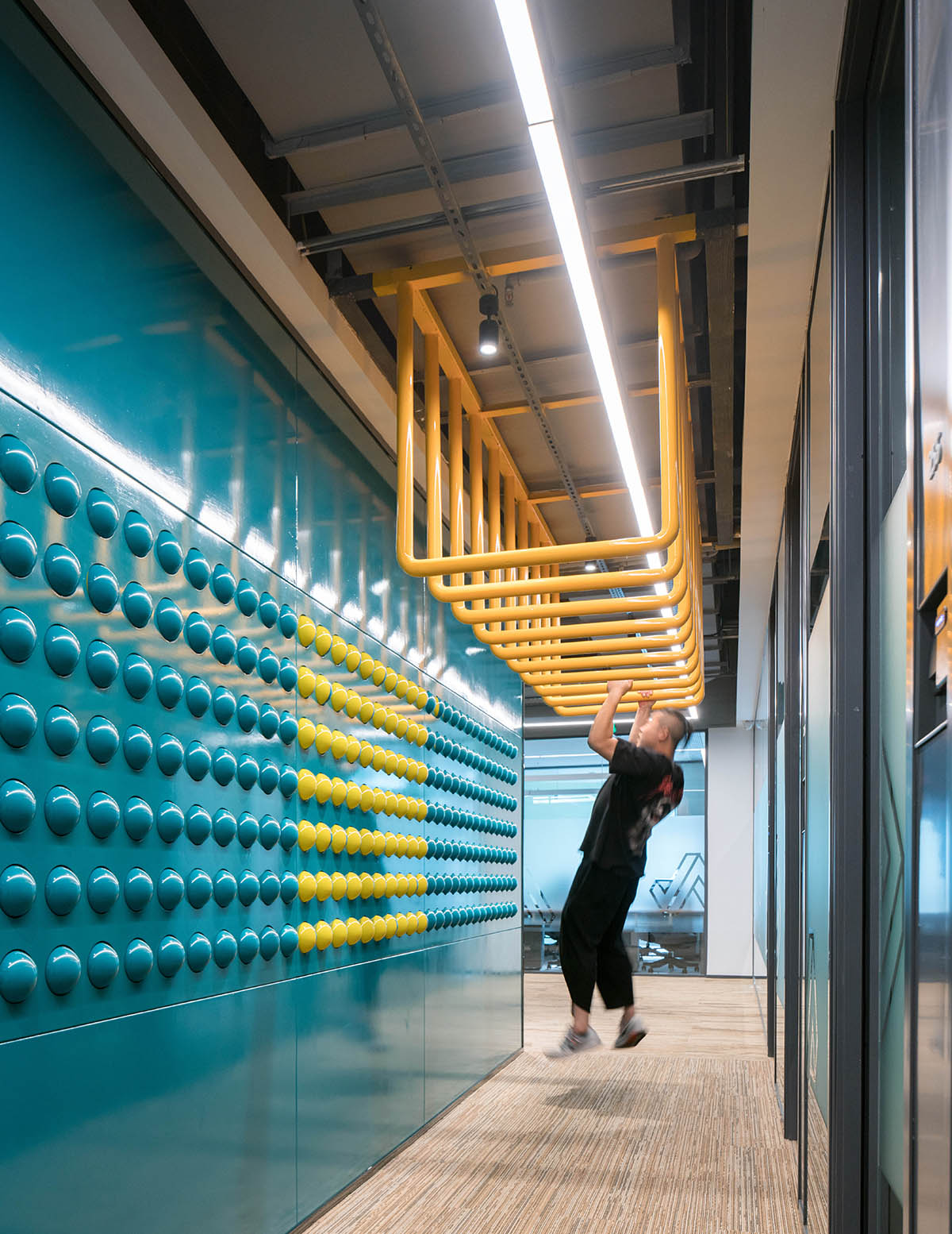 GWP Architects completes the interior of a co-working space in Shanghai