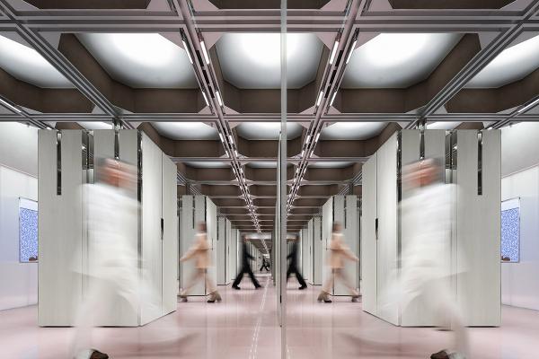 Interiors of boutique feature changeable structural systems generating ...