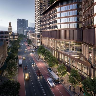 Foster + Partners reveals images for bronze-colored Sydney skyscraper ...