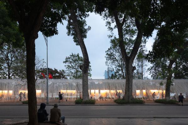 MIA Design Studio created lightweight pavilion made of thousands of ...