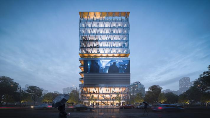 White Red Architects releases design for Mumbai towers featuring cinema ...