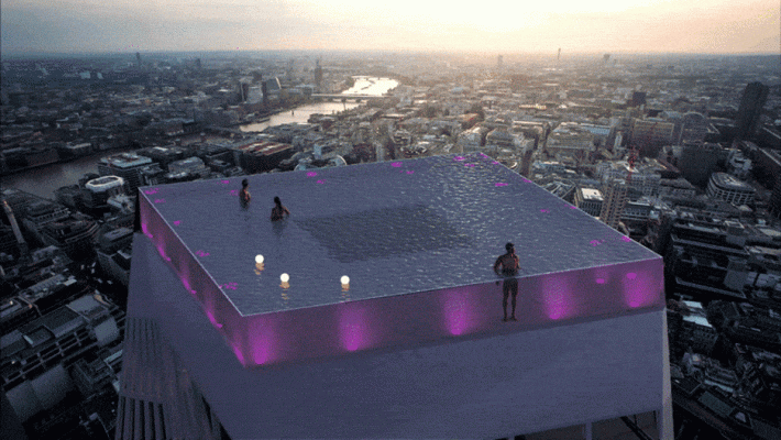 World's first 360-degree infinity pool will be built on top of a ...