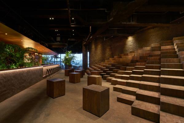 Atelier Tsuyoshi Tane Architects creates amphitheatre-like restaurant ...