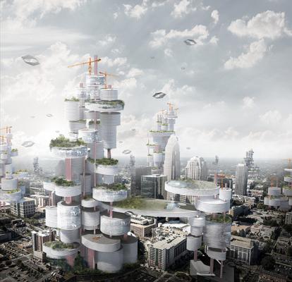 24H's "Hypermega" winners propose buildings that respond to the cities ...