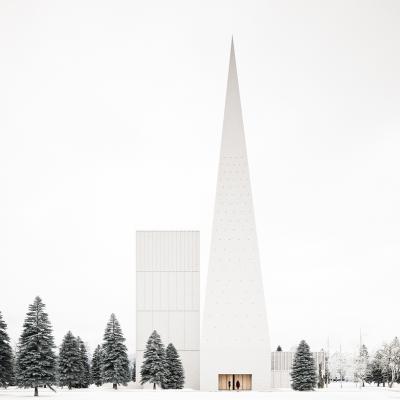 Förstberg Ling unveils his design proposal for elongated cone-shaped ...