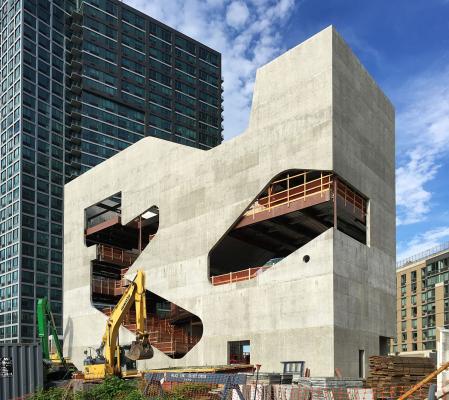 Steven Holl’s Hunters Point Community Library nears completion in New York