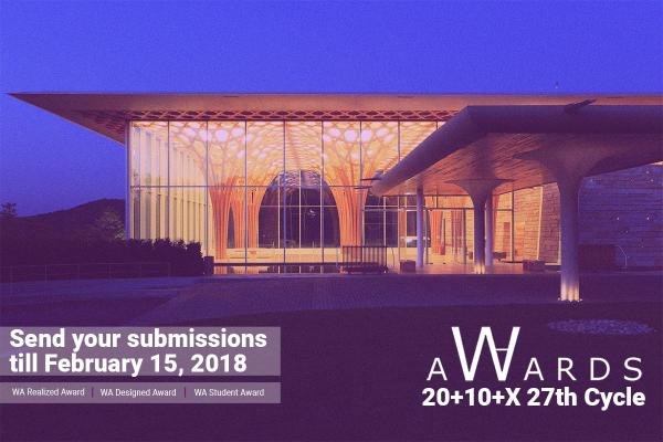 Send your entries to WA Awards 27th Cycle until February 15, 2018