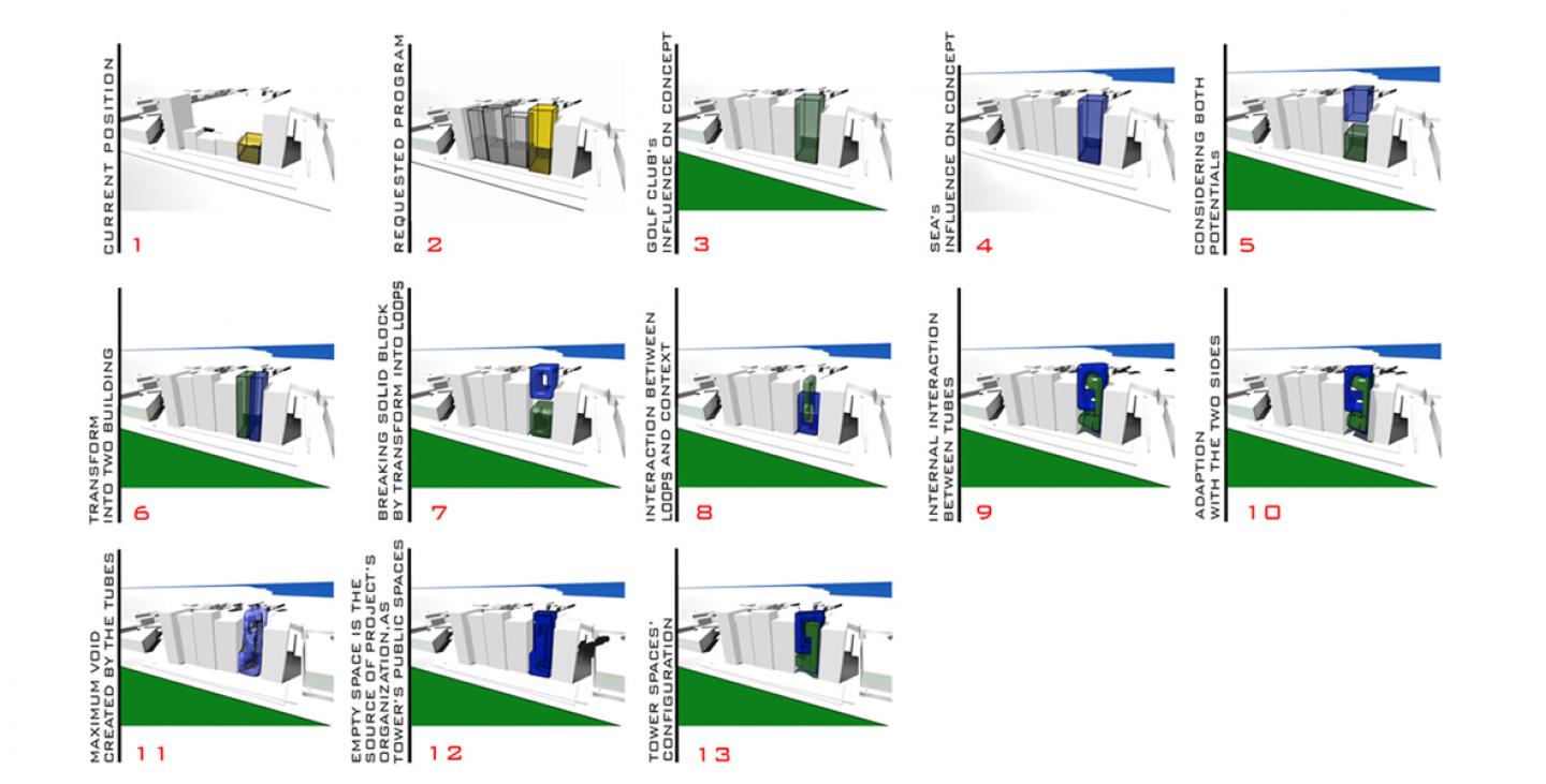 Golf tower apartment building competition