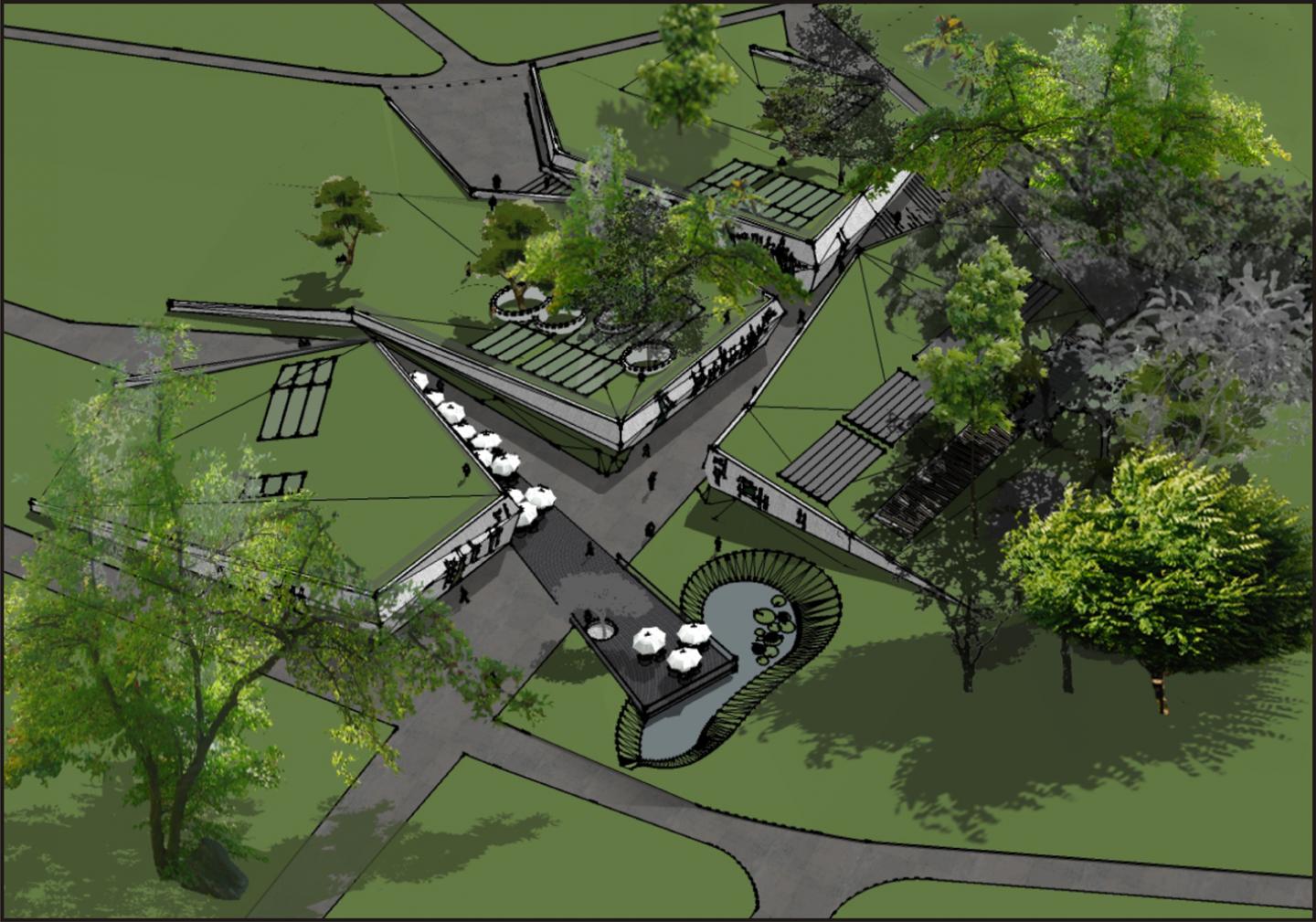 EXHIBITION AND EDUCATIONAL CENTRE IN THE BOTANICAL GARDEN IN LODZ