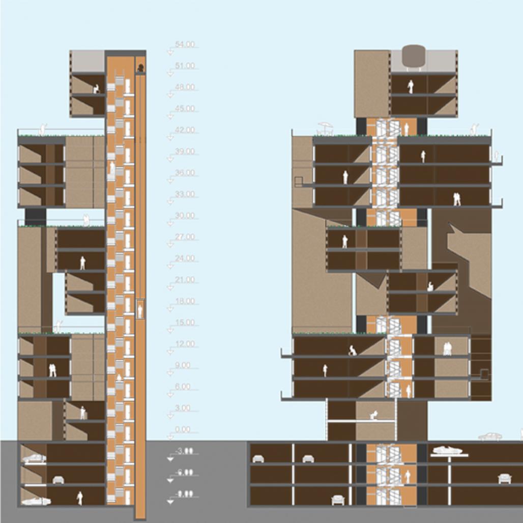 Golf tower apartment building competition