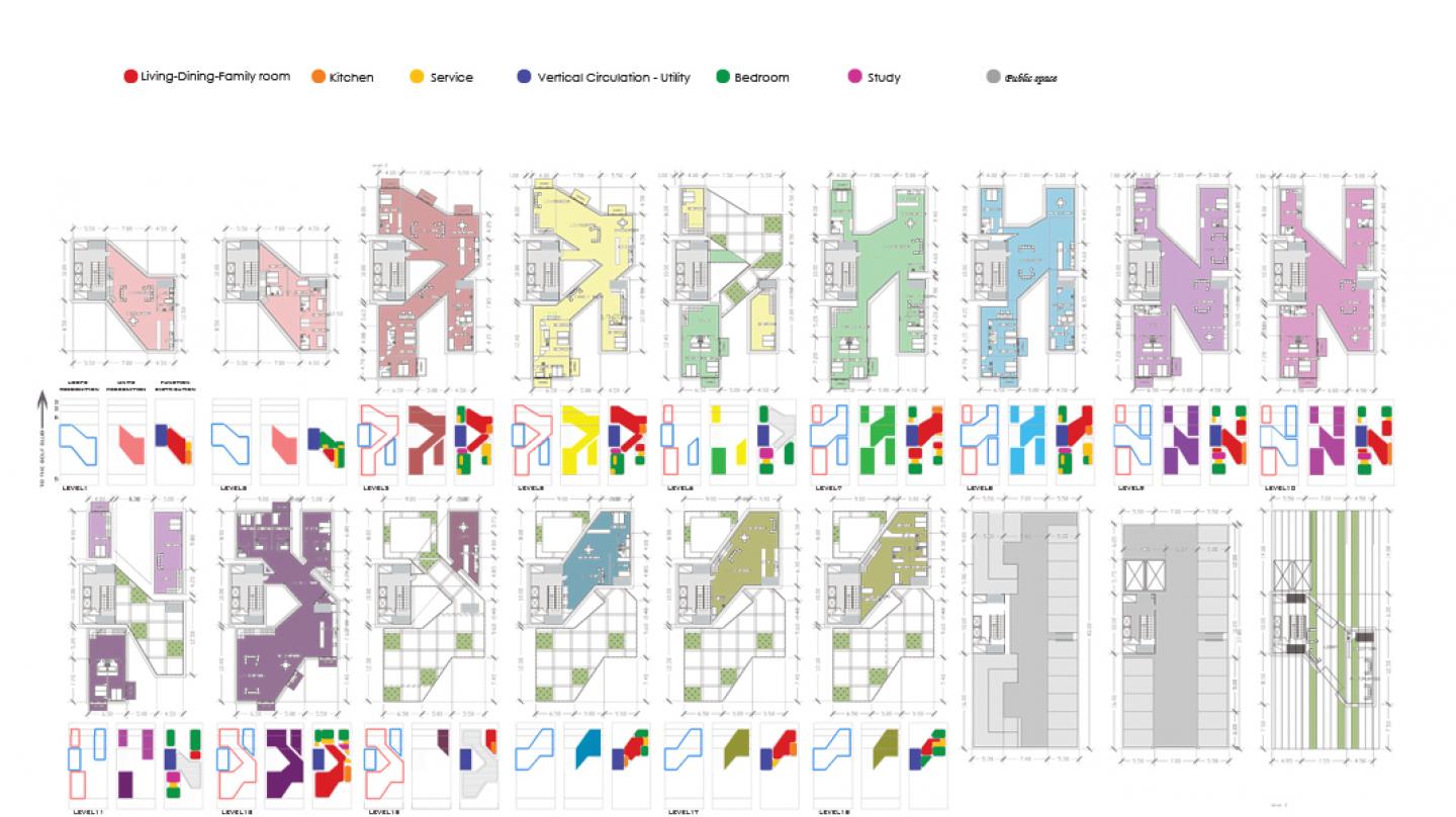 Golf tower apartment building competition