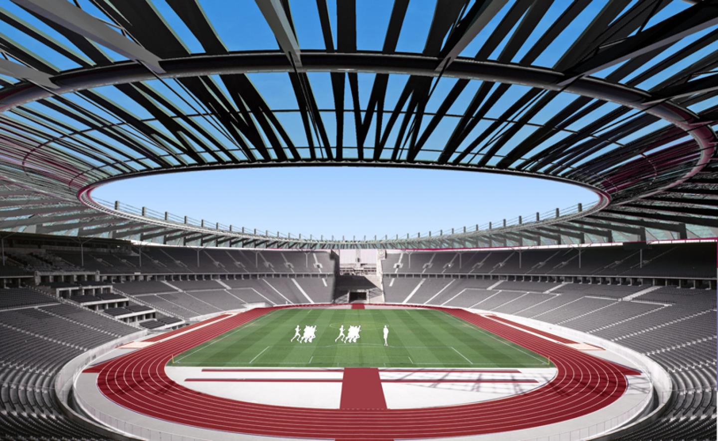 FOOTBALL STADIUM AT BMW GARDEN