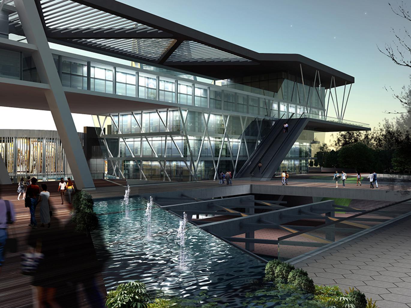 OFFICE-RESIDENCE-MALL COMPLEX