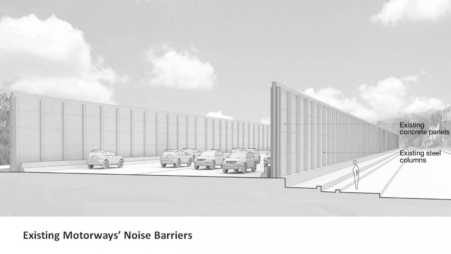Transforming Motorways' Noise Barriers