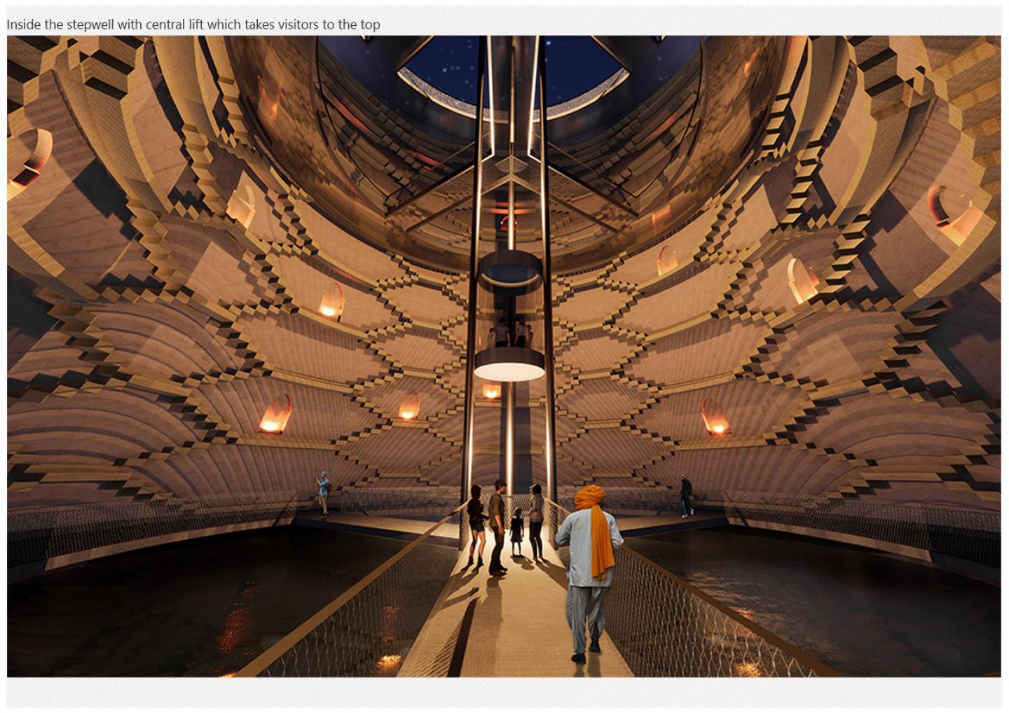 The Oval- Modern Stepwell