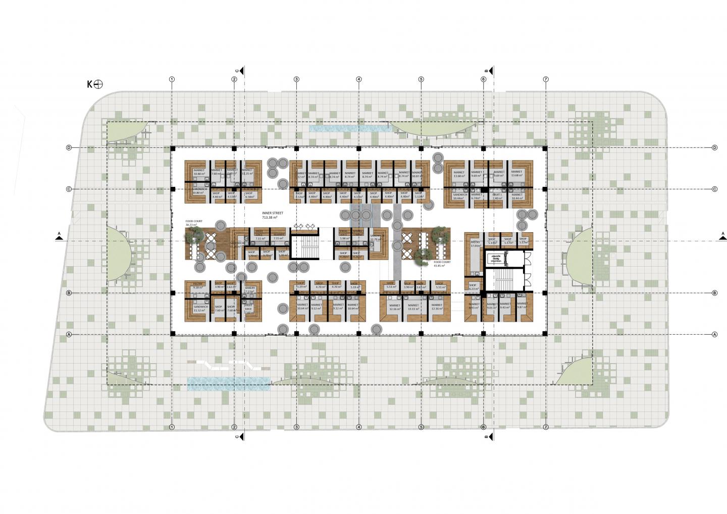 An Organic Local Bazaar Inspired by the Mountains...