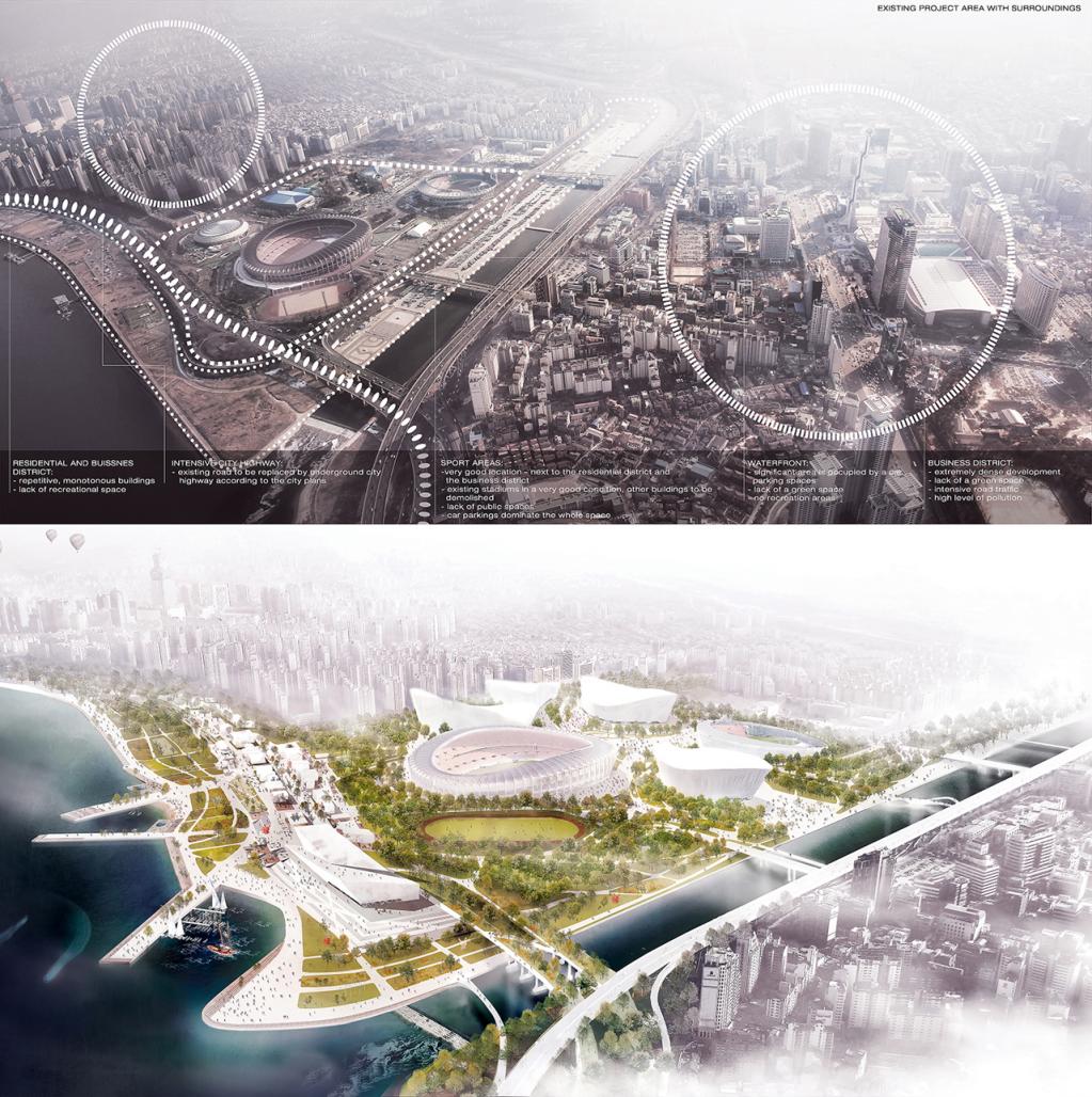SEUL MASTERPLAN - URBAN REGENERATION OF THE JAMSIL SPORTS COMPLEX IN SEOUL