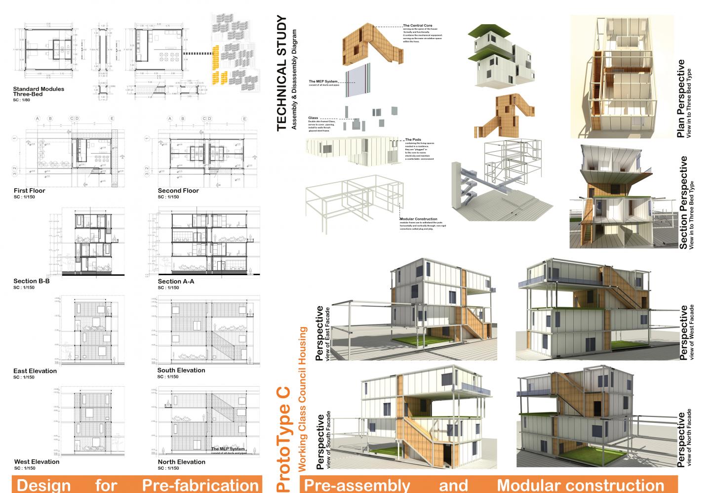 Design for Deconstruction Housing for Working-Class