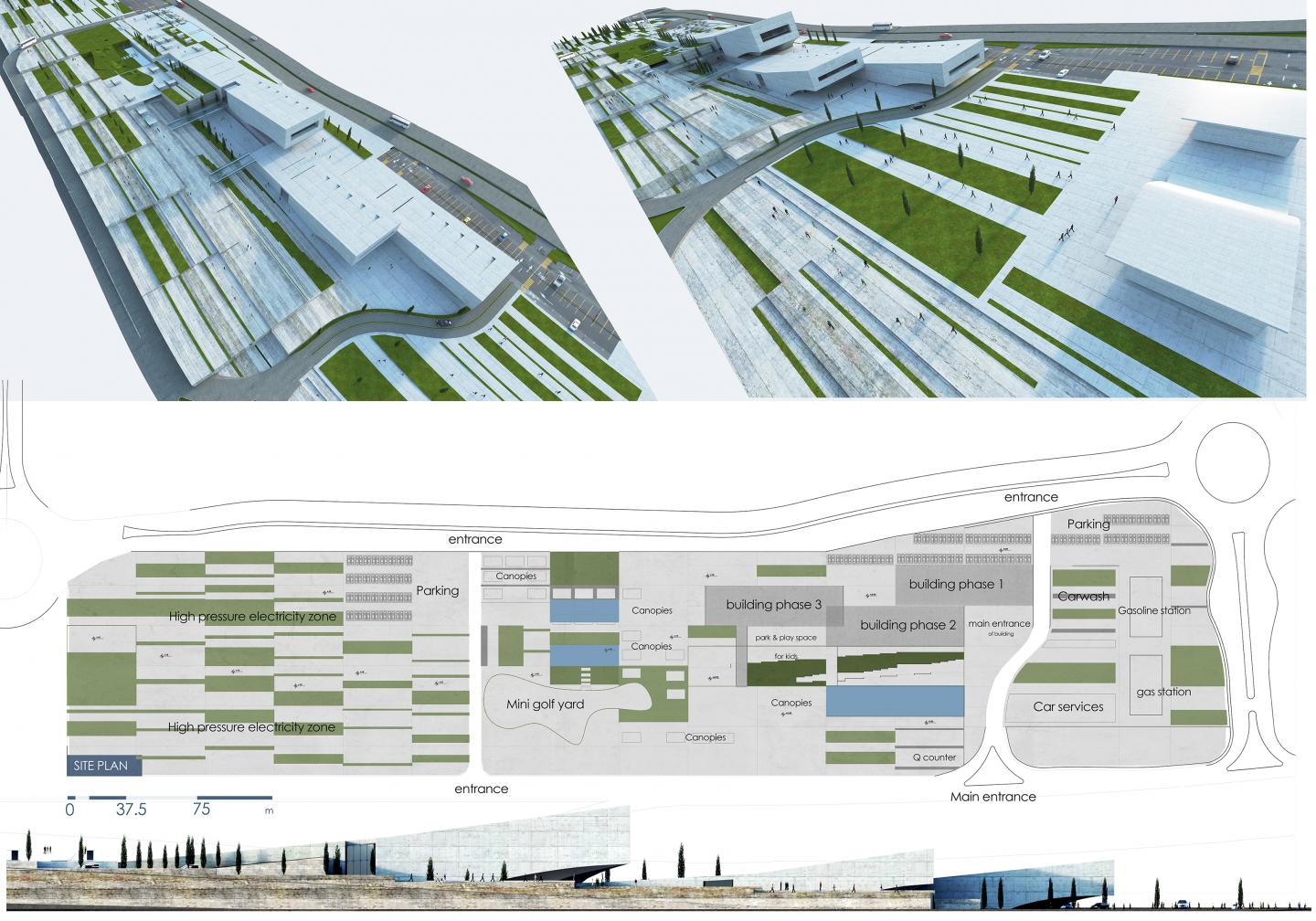 Parand multi-used complex