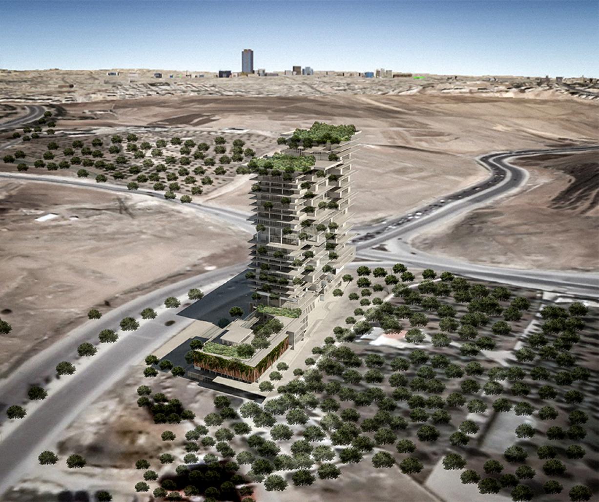 Hydroponics vertical garden .... "the new Lung Of Amman"