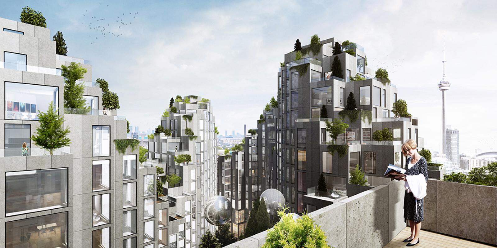 BIG’s new residential development creates ’pixelated’ form in Toronto
