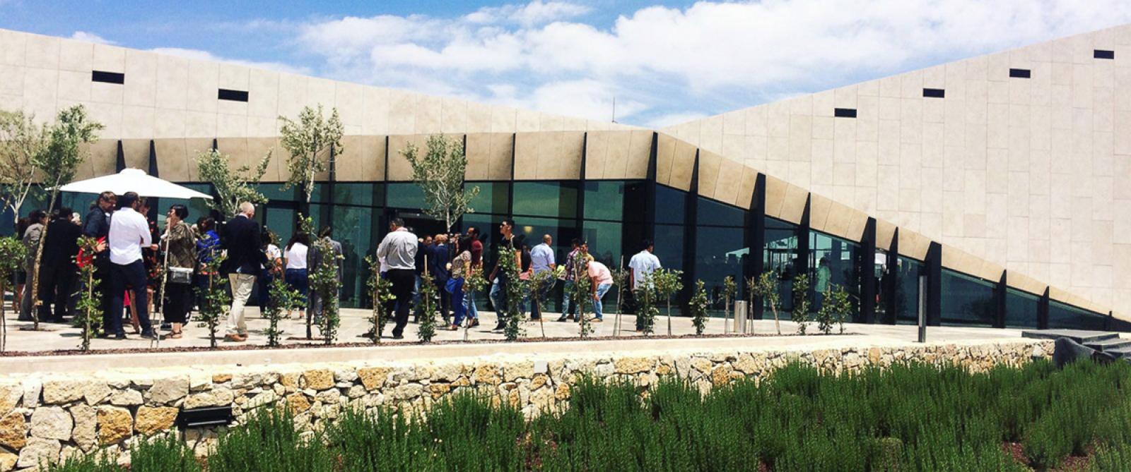 The Palestinian Museum designed by Heneghan Peng Architects opened in ...