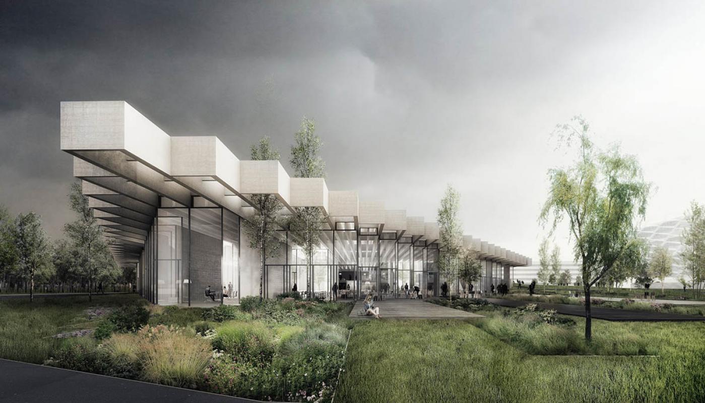 COBE celebrates groundbreaking for Adidas Meet & Eat in Germany