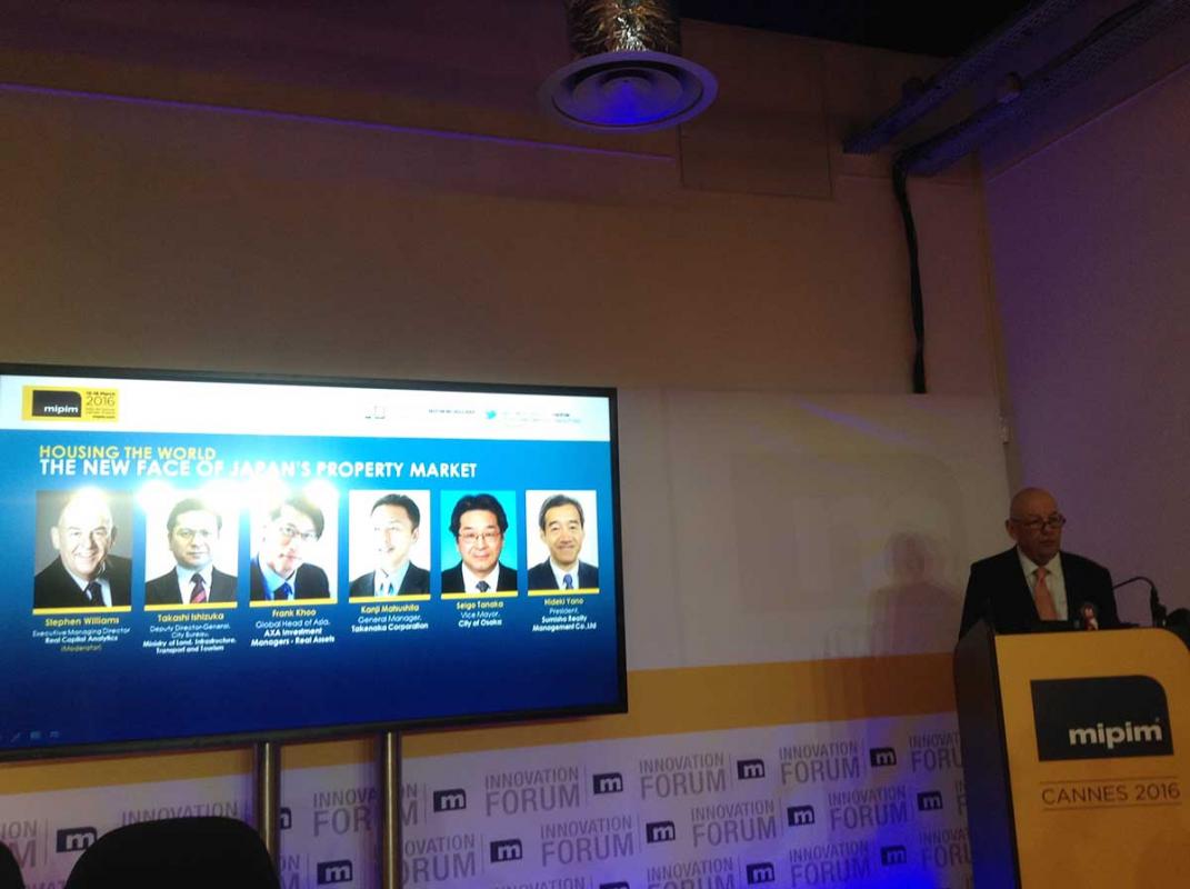 The New Face Of Japan’s Property Market at MIPIM 2016
