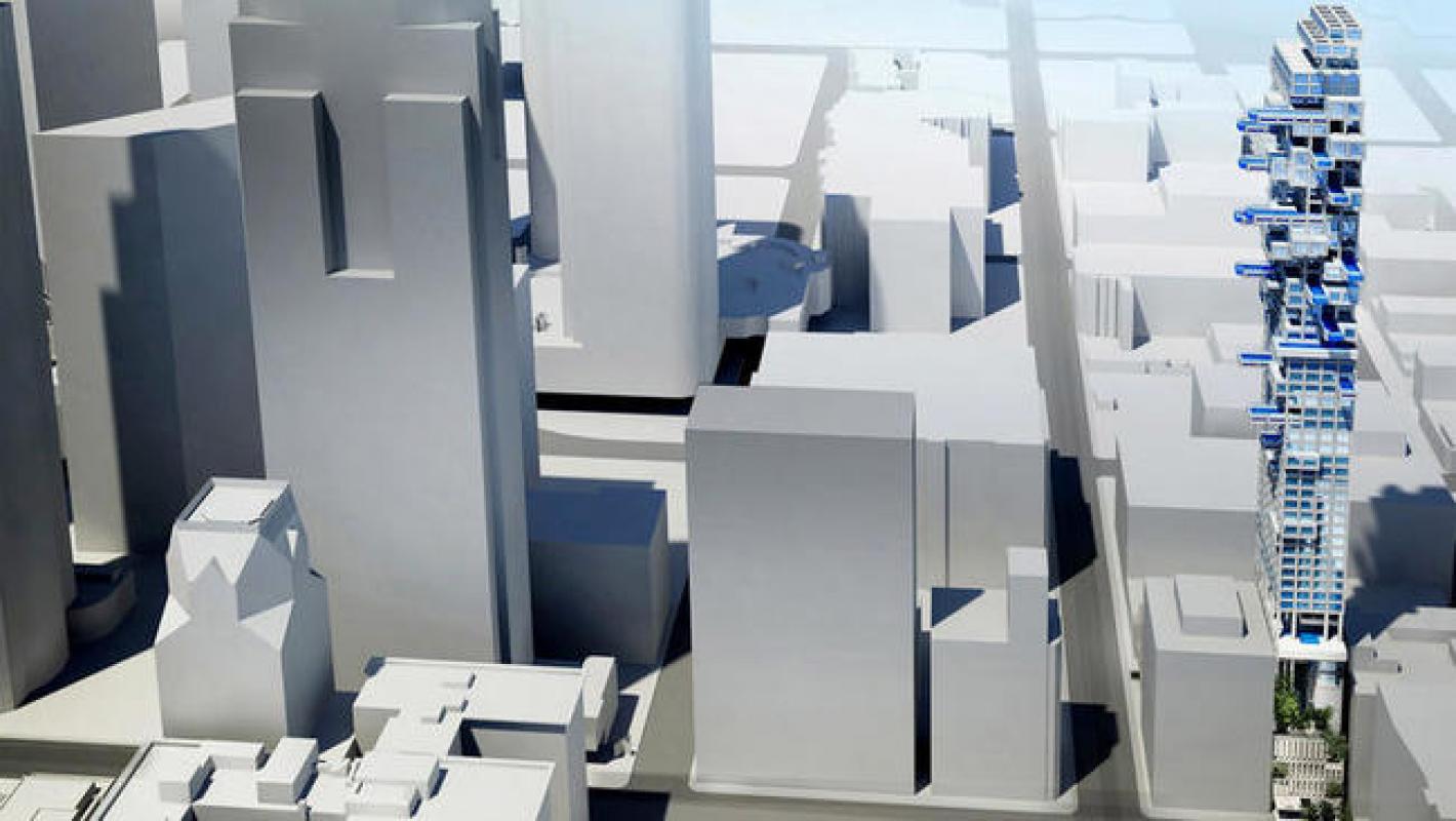 Jeffrey Fish wants to build his own landmark in the L.A. skyline with ...