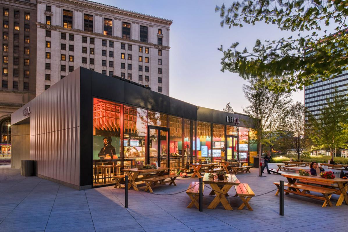 nArchitects’ Cleveland Cafe opened in the Cleveland’s Public Square