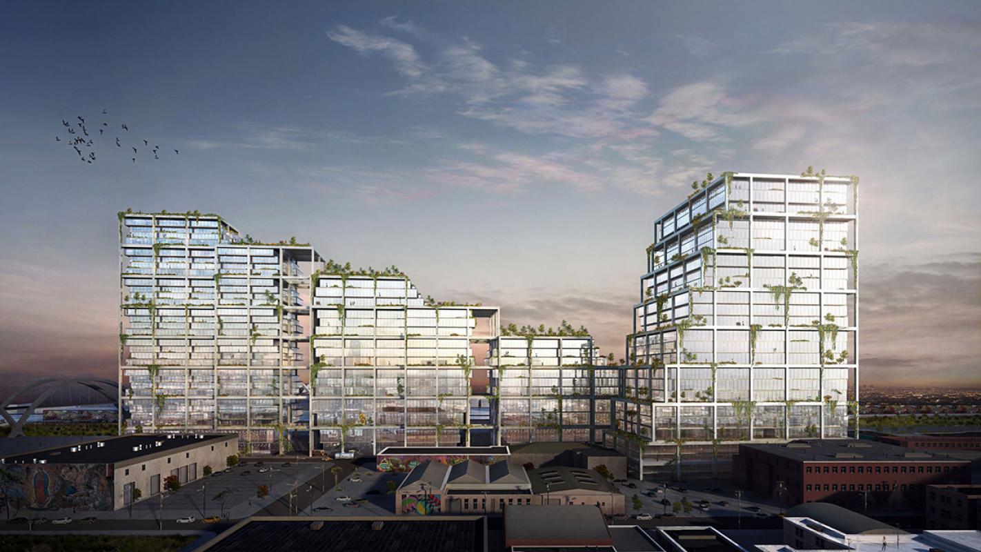 BIG’s first L.A housing project embedded into a giant concrete framework